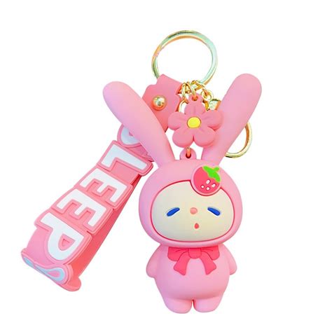 Cute Rabbit Kawaii Keychain Girls Keychain Cartoon
