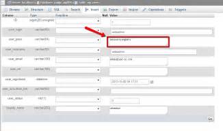 Cara Merubah Password Yang Di Enkripsi Menggunakan MD Pada Database