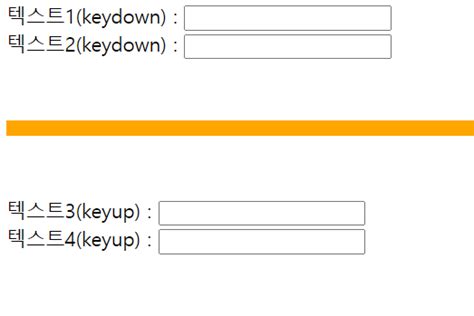 Jquery Keydown Keyup