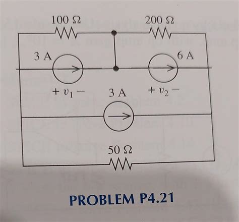 Solved Use Nodal Analysis To Find The Indicated Variables
