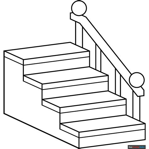 Escalera Dibujos Para Colorear