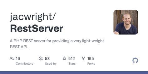 GitHub Jacwright RestServer A PHP REST Server For Providing A Very Light Weight REST API