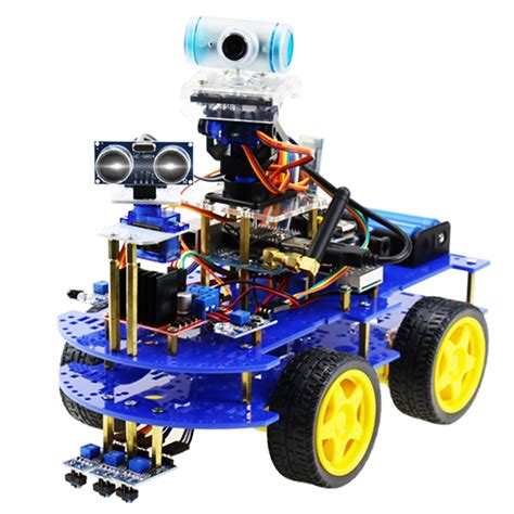 智能小车stm32单片机套件diy底盘车架寻迹避障智能机器人开发板虎窝淘