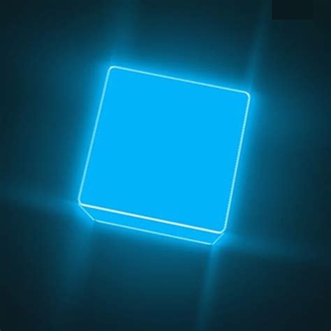 Glowing 3d Cube Css Animation