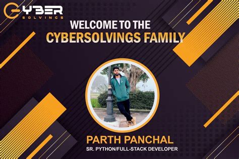 Welcome Newteammember Pythondeveloper Cybersolvings Cybersolvings