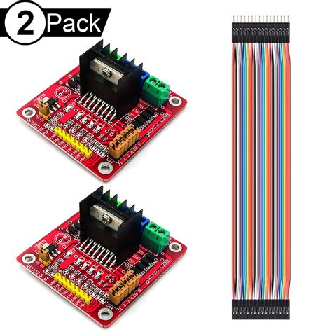2pcs L298n Motor Driver Module Dual H Bridge Dc Stepper Desertcart India