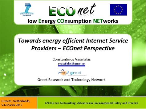 Low Energy Consumption Networks Towards Energy Efficient Internet