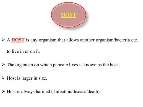 Host Parasite Relationshippptx