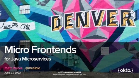 matt raible on linkedin micro frontends for java microservices matt