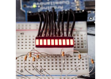 10 segment led bar graph red robot gear australia