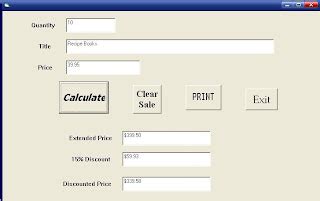 Programming Language Lectures Sample Program Visual Basic Calculation Program