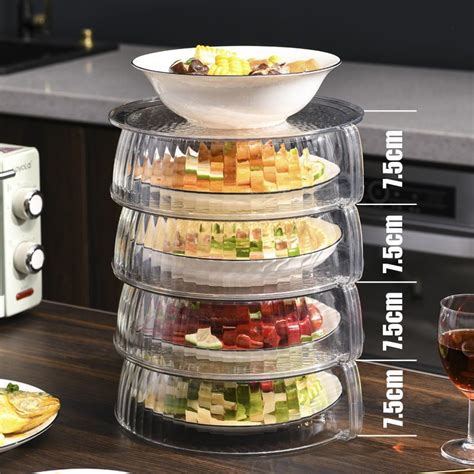 Multi Functions Stackable Dish Cover With Handle Shopee Malaysia