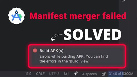 Errors While Building Apk Manifest Merger Failed With Multiple Errors