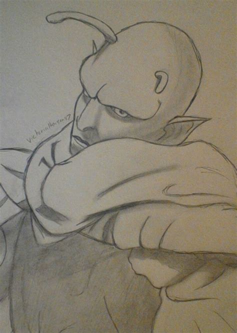 Realistic Piccolo Female Sketch Drawings Art