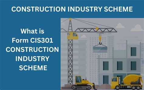Construction Industry Scheme Cis301 Form