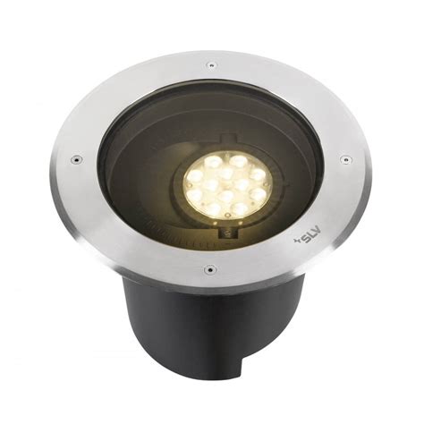 Slv 1009170 Dasar®xl Bodeneinbauleuchte 3000k Ip67 Rund Edelstahl