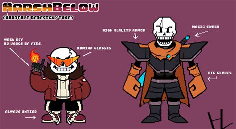 Harshdepths Skeleton Guard Bros Hardtale By Hateleader122 On