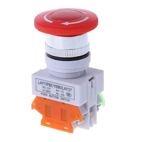 Emergency Stop 660v 10a Equipment Lift Elevator Latching Lock £6 32 Picclick Uk