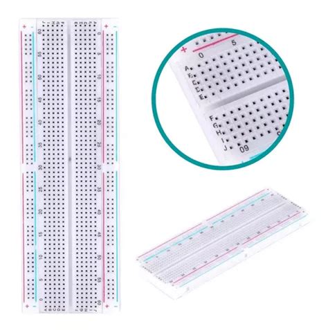 protoboard 830 furos para arduino pic raspiberry pi esp8266 mebuscar