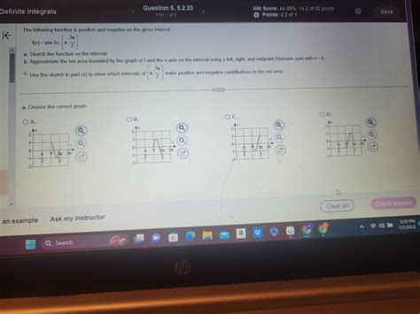 Solved The Following Function Is Positive And Negative On Chegg Com