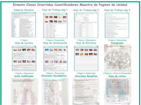 Quantifiers Spanish Unit Bundle Teaching Resources
