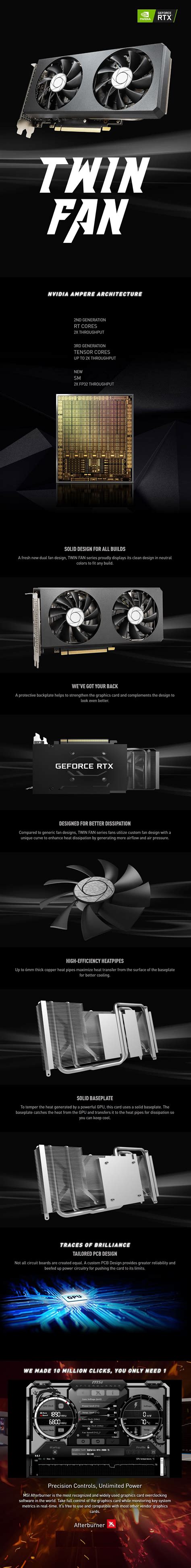 Msi Classic Geforce Rtx Ti Twin Fan Oc G Graphics Card