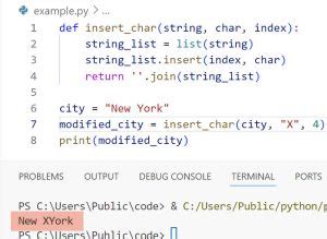 How To Insert A Character Into A String At A Specific Index In Python