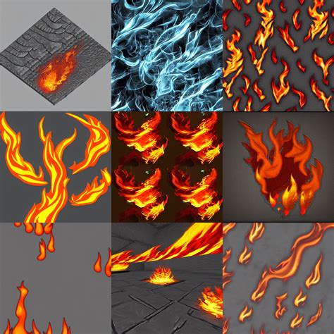 Detailed Texture Of Flames Game Asset Stable Diffusion Openart