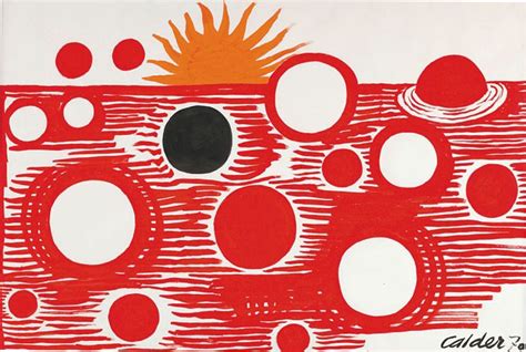 Alexander Calder Red Sea 1970 Alexander Calder Male Art Art