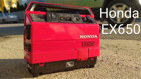 Honda Ex650 Ultratichá Elektrocentrála Youtube