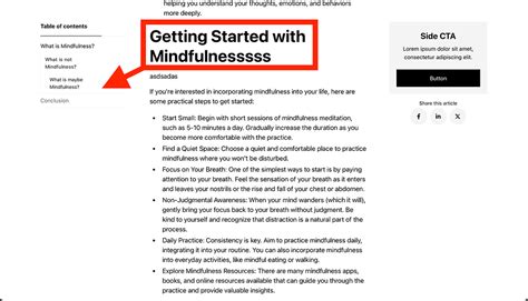 Table Of Contents Do Not Display All Items On Safari Attributes