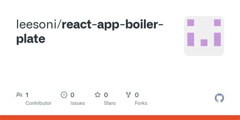 Github Leesoni React App Boiler Plate