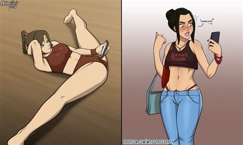 Rule 34 2017 2d 2girls Armpits Athletic Avatar The Last Airbender