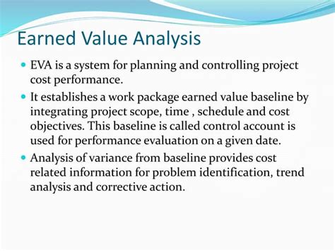Earned Value Analysis 1 Pptx