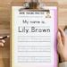 Editable Name Tracing Worksheet DIGITAL Etsy