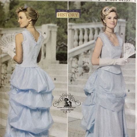 Bustle Dress Pattern Etsy