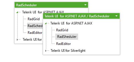 ASP.NET AJAX DropDownTree - RadControls for Web Forms | Telerik UI for ASP.NET AJAX