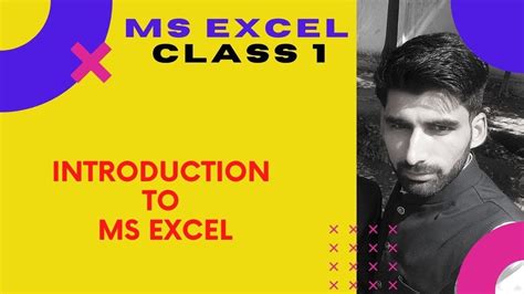 MS Excel Class Introduction Excel Tutorial For Beginners In Hindi YouTube