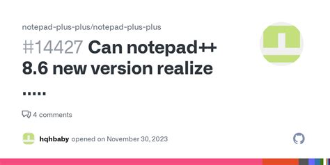 can notepad 8 6 new version realize · issue 14427 · notepad