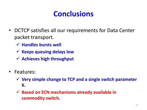 Data Center Tcp Dctcp Ppt Download