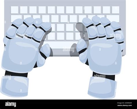 Hands On Keyboard Data Science Stock Vector Images Alamy