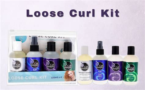 Curl Keeper Loose Curl Starter Kit 4 X 34 Oz Bottles Buy Now With