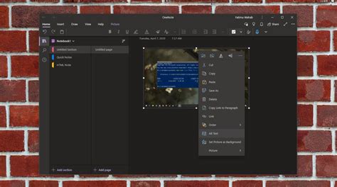 How To Fix Missing Copy Text From Picture Option In Onenote On Windows 10
