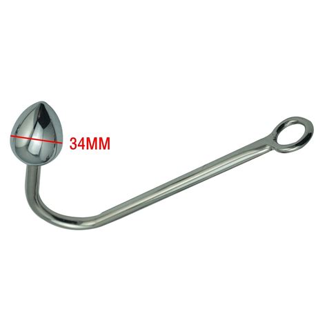 Anal Hook Metal Anal Sex Toy Curved Hook Alternative Sexuality Plug Anal Dilator Prostate