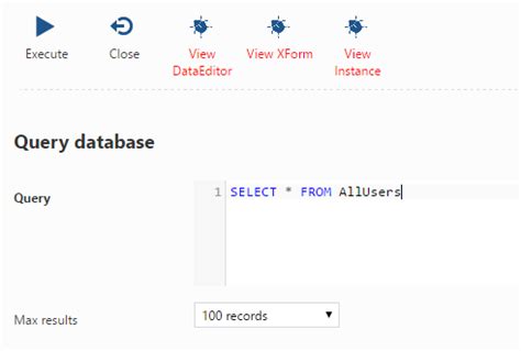 Query Database