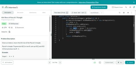 365daysofcode Solved Pascals Triangle Problem Yusuf Shaikh Posted