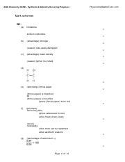 Synthetic Naturally Occurring Polymers MS Pdf AQA Chemistry GCSE Synthetic Naturally