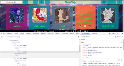 rick and morty app full stack version rickandmortyfullstack
