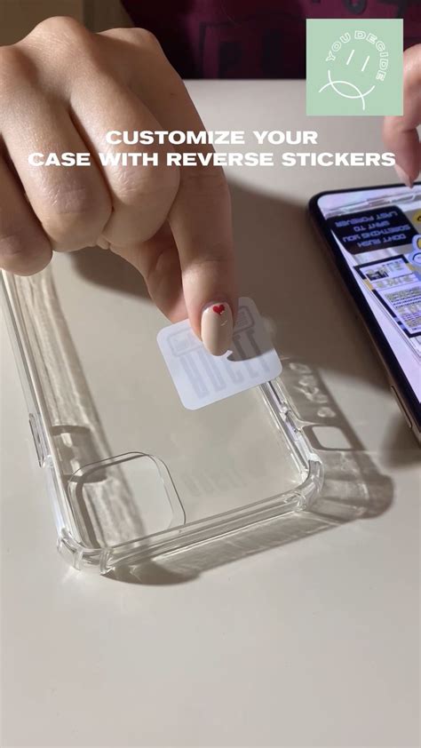 Custom iPhone case with reverse stickers Поделки Закладки своими руками Идеи подарков