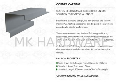 Upvc Corner Capping Selangor Malaysia Kuala Lumpur Kl Puchong